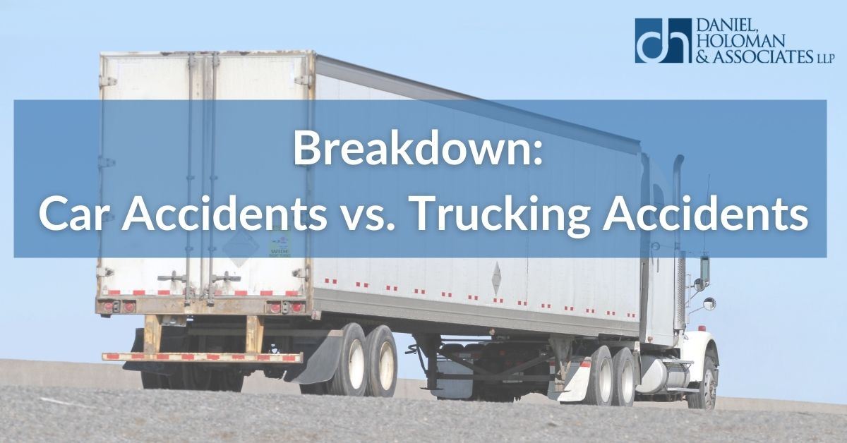 Breakdown: Car Accidents vs. Trucking Accidents